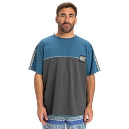 T-Shirt Quiksilver "Global Heat", Herren, Gr. L, grau (schwarz shadow), Obermaterial: 100% Walkfrottier;, Shirts T-Shirt