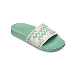 Sandale Roxy "Slippy Iv", Damen, Gr. 7(37), gr&uuml;n (sage), Obermaterial:Obermaterial: 100% PU, Futter: 100% Textil, Laufsohle: 100% EVA;, Schuhe Sandale