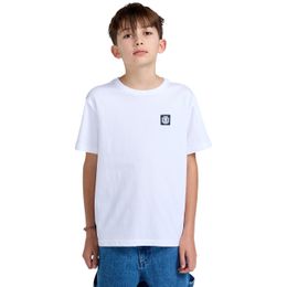 T-Shirt Element "Joint Texture", Jungen, Gr. 16(165-172cm), wei&szlig; (optic wei&szlig;), Obermaterial: 100% Walkfrottier;, Shirts T-Shirt