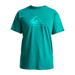 T-Shirt Quiksilver "EV Comp Logo 2024", Herren, Gr. XS, gr&uuml;n (teal gr&uuml;n), Obermaterial: 100% Walkfrottier;, Shirts T-Shirt