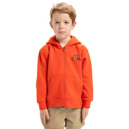 Hoodie Quiksilver "Day", Jungen, Gr. 4(101-108cm), orange (tigerlily), Obermaterial: 55% Walkfrottier, 45% Microfaser;, Sweatshirts Hoodie