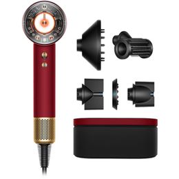 Haartrockner Dyson "Supersonic Nural&trade;, Red Velvet", samtrot und gold, HaartrocknerB:20cm H:17cm T:54cm, Haartrockner, und hilft, die Kopfhaut zu sch&uuml;tzen, B:20cm H:17cm T:54cm