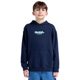 Hoodie Element "Whats Up", Jungen, Gr. 14(155-164cm), blau (eclipse navy), Obermaterial: 70% Walkfrottier, 30% Walkfrottier;, Sweatshirts Hoodie