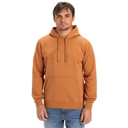 Kapuzensweatshirt Quiksilver "Comp Logo", Herren, Gr. S, bran, Obermaterial: 60% Walkfrottier, 40% Microfaser;, Sweatshirts Kapuzensweatshirt