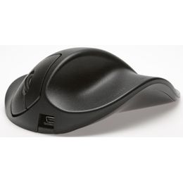HANDSHOEMOUSE Hippus M Maus ergonomisch kabellos schwarz