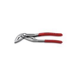 Knipex 87 51 180 Cobra&reg; ES Wasserpumpenzange extra-schlank mit rutschhemmendem Kunststoff &uuml;berzogen grau atramentiert 180 mm)