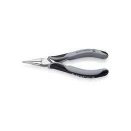 Knipex 35 52 145 ESD Elektronik-Greifzange ESD mit durchgestecktem Gelenk mit Mehrkomponenten-H&uuml;llen spiegelpoliert 145 mm)