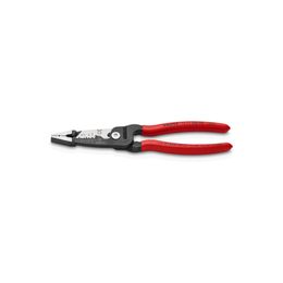 Knipex 13 71 200 ME Multifunktions-Elektrikerzange metrisches Modell mit Kunststoff &uuml;berzogen schwarz atramentiert 200 mm)