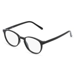 Fielmann JIL 009 CL Brille Teenager | Fassung: Vollrand, Panto, Schwarz