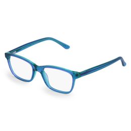 Fielmann OL 002 FLEX CL Brille Teenager | Fassung: Vollrand, Quadratisch, Lila Gr&uuml;n