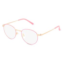 Fielmann BD 577 CL LISA Brille Teenager | Fassung: Vollrand, Panto, Gold Pink