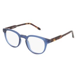 Fielmann JIL 033 FLEX CL Brille Teenager | Fassung: Vollrand, Quadratisch, Blau Havanna