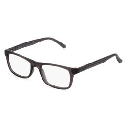 Fielmann JIL 008 CL Brille Teenager | Fassung: Vollrand, Quadratisch, Grau Transparent