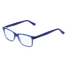 Fielmann JIL 016 CL Brille Teenager | Fassung: Vollrand, Quadratisch, Blau Dunkel