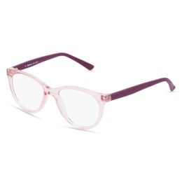 Fielmann MC 539 CL Brille Teenager | Fassung: Vollrand, Butterfly, Rose Transparent