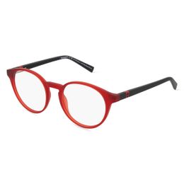 Timberland TB1826 Brille Teenager | Fassung: Vollrand, Rund, Rot Matt
