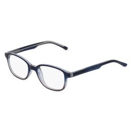 Fielmann BD 491 CL Brille Teenager | Fassung: Vollrand, Quadratisch, Blau Grau