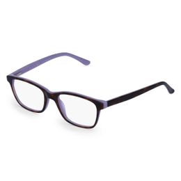 Fielmann OL 002 FLEX CL Brille Teenager | Fassung: Vollrand, Quadratisch, Havanna Lila