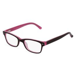 Fielmann BD 404 MOD FLEX CL Brille Teenager | Fassung: Vollrand, Quadratisch, Schwarz Pink