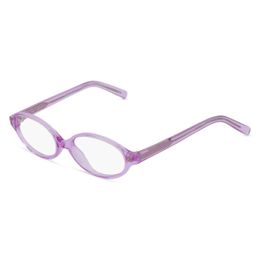 Fielmann BD 489 CL Brille Teenager | Fassung: Vollrand, Oval, Flieder Transparent