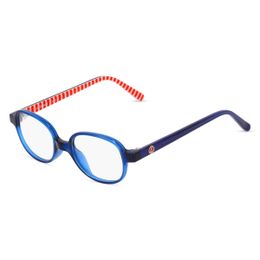 Fielmann JIL 017 CL Brille Unisex | Fassung: Vollrand, Panto, Blau