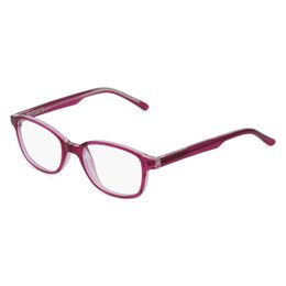 Fielmann BD 491 CL Brille Teenager | Fassung: Vollrand, Quadratisch, Pink Kristall