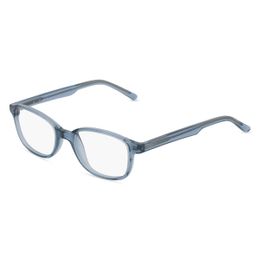 Fielmann BD 491 CL Brille Teenager | Fassung: Vollrand, Quadratisch, Blau Transparent