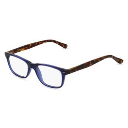 Fielmann BD 493 CL Brille Teenager | Fassung: Vollrand, Quadratisch, Blau Dunkel