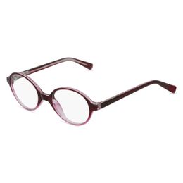 Fielmann BD 490 CL Brille Teenager | Fassung: Vollrand, Rund, Burgunder Gemasert
