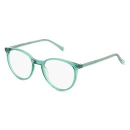 Fielmann ABC 091 CL MAXIME Brille Teenager | Fassung: Vollrand, Panto, Gr&uuml;n Transparent