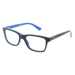 Ray-Ban RB 1536 Brille Teenager | Fassung: Vollrand, Quadratisch, Blau Gr&uuml;n