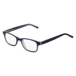 Fielmann BD 488 CL Brille Teenager | Fassung: Vollrand, Quadratisch, Blau Grau