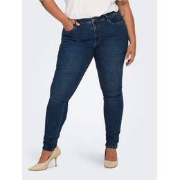 Only sheego Gro&szlig;e Gr&ouml;&szlig;en Skinny-fit-Jeans, dark blue denim, Gr&ouml;&szlig;e 44 - Damen