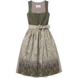 FELICITAS Midi-Dirndl Dala Oliv/Taupe (Gr&ouml;&szlig;e: 46)