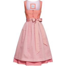 Hammerschmid Midi-Jacquard-Dirndl Pillersee Apricot (Gr&ouml;&szlig;e: 40)