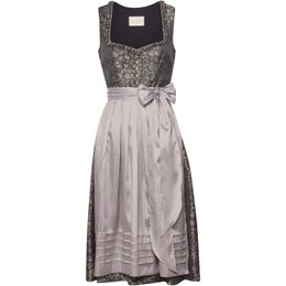 Kr&uuml;ger Kr&uuml;ger Jacquard-Dirndl Leo Schwarz/Beige (Gr&ouml;&szlig;e: 46)