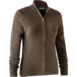 Deerhunter Damen Cardigan Darlington Dark Elm (Gr&ouml;&szlig;e: 34)