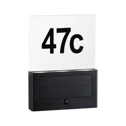 Paulmann Solar-Hausnummer 'Neda' anthrazit 16,3 x 3,7 x 22,6 cm