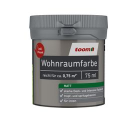 toom Wohnraumfarbe taupe matt 75 ml