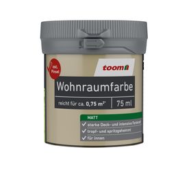 toom Wohnraumfarbe vanille matt 75 ml