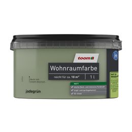 toom Wohnraumfarbe jadegr&uuml;n matt 1 l