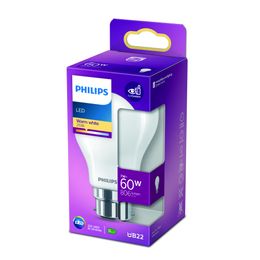 Philips LED-Leuchtmittel 'classic' matt B22 7W 806 lm