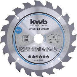 kwb Kreiss&auml;geblatt &Oslash; 160 x 2,4 x 20 mm