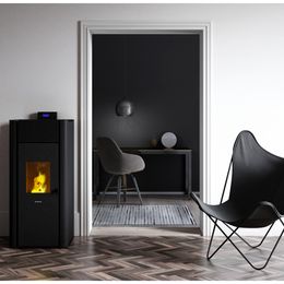 FreePoint Pelletofen 'Tesis 23' wassergef&uuml;hrt, Stahl anthrazit 4,7 - 22,8 kW