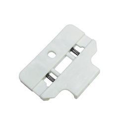 Gardinia Deckenclip f&uuml;r 3-l&auml;ufige Fl&auml;chenvorhangschiene wei&szlig; 2 St&uuml;ck