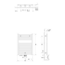 Schulte Badheizk&ouml;rper 'Turbo' wei&szlig; 69,5 x 50 cm