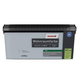 toom Wohnraumfarbe zartblau matt 2,5 l