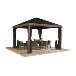 Sojag Pavillon 'Valencia' Holzoptik 363 x 363 x 310 cm
