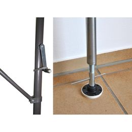 Angerer Freizeitm&ouml;bel Klemmmarkise 'Style' mit Volant/wasserabweisend 200 x 150 cm