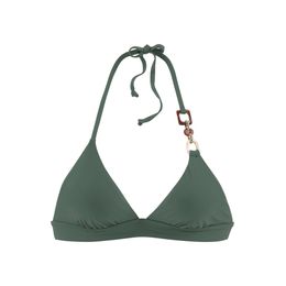 Lascana Bikini Top 'Yves' female size 75 Dark green